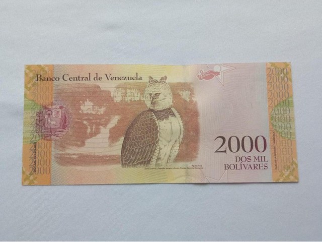 Venecuela 2.000 bolivara,2016 god.UNC