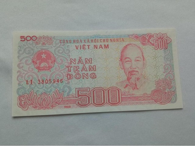 Vijetnam 500 dong,1988 god.UNC