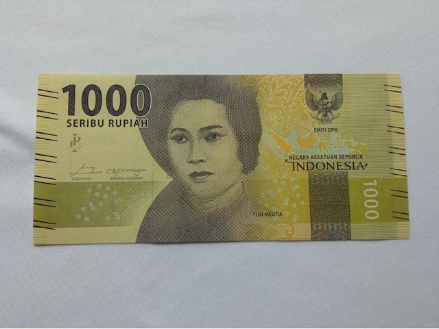 Indonezija 1.000 rupija,2016 god.UNC