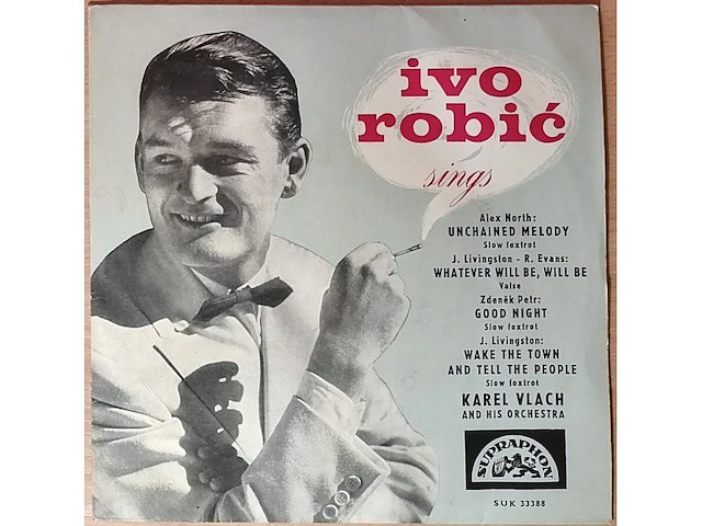 EP IVO ROBIĆ - Sings (1959) 3. ČSSR press, ODLIČNA