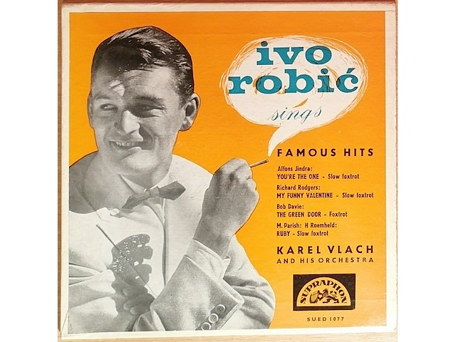 EP IVO ROBIĆ - Sings Famous Hits (1958) ČSSR RETKO MINT