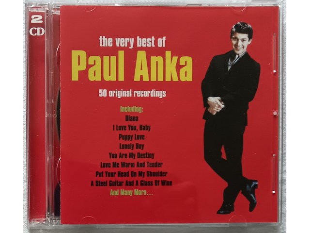 PAUL  ANKA  -  2CD THE  VERY  BEST  OF