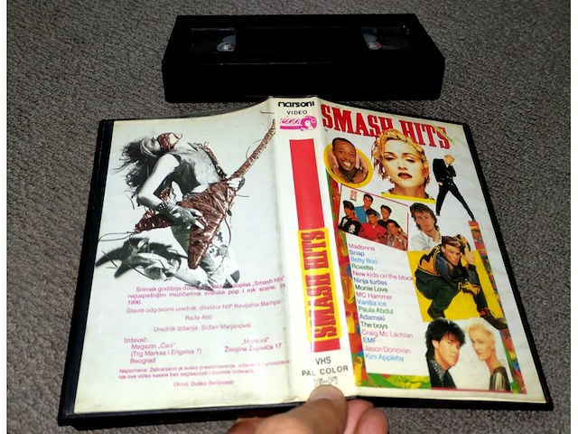 SMASH HITS ULTRA RARE VHS EX YU