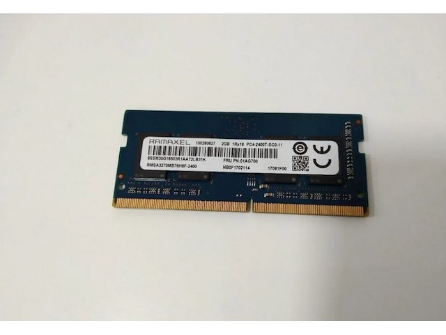 Memorija za laptop 2GB DDR4 2400MHz Ramaxel