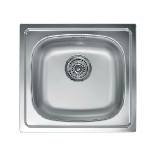 METALAC QUADRO Jednodelna inox sudopera, fi 90 -kockica 465 x 435 123323