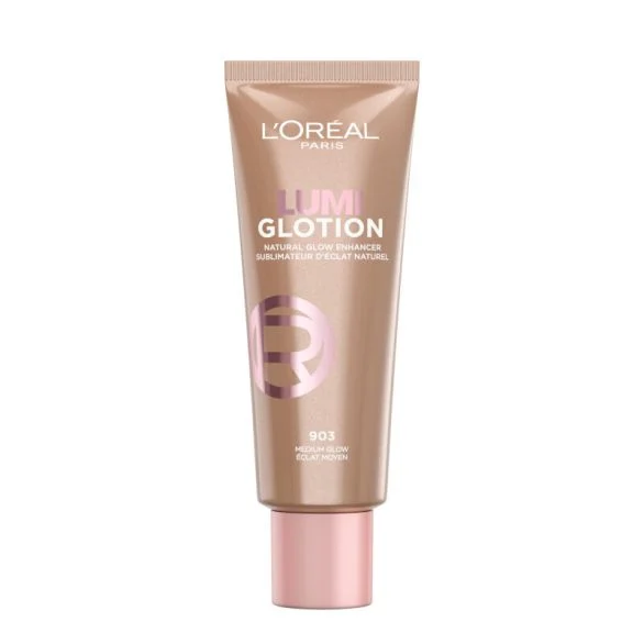 L'Oréal Paris Lumi Glotion tečni puder za naglašavanje sjaja 903 medium glow