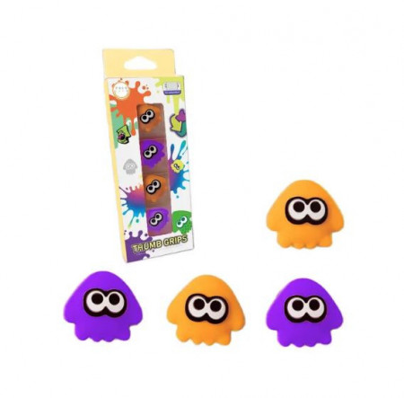 NINTENDO SWITCH THUMB GRIPS - PURPLE/ORANGE