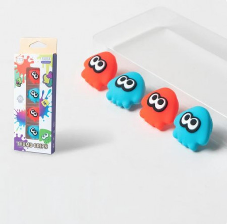 Nintendo Switch Thumb Grips - Red/Light Blue