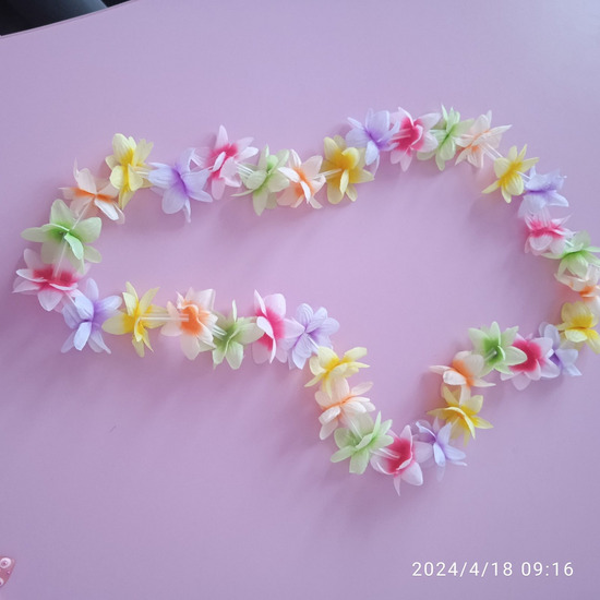 Havajska ogrlica od cveća NOVO