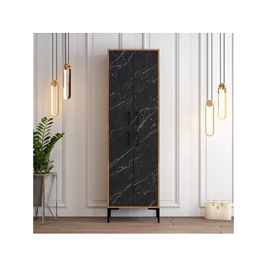 HANAH HOME CIPELARNIK BERLIN A WALNUT BLACK MARBLE CENA