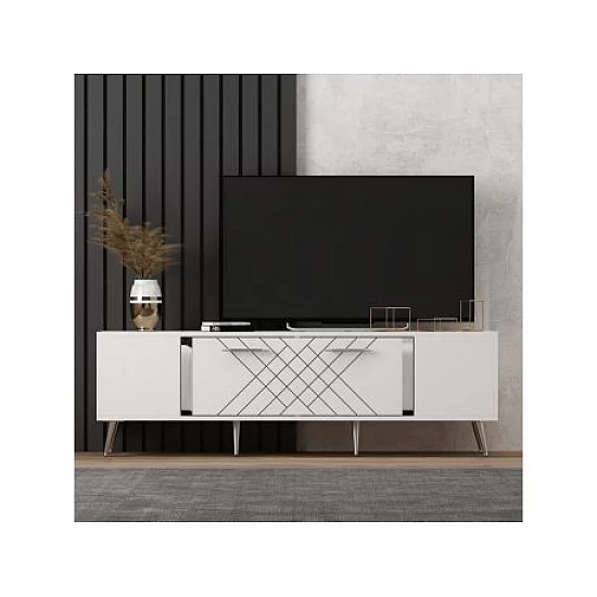 HANAH HOME TV POLICA DETAS WHITE SILVER CENA