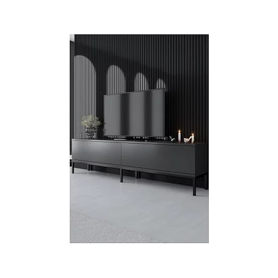 HANAH HOME TV POLICA LORD ANTHRACITE BLACK CENA