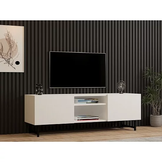 HANAH HOME TV POLICA TUGI WHITE CENA