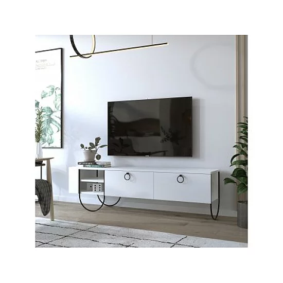 HANAH HOME TV POLICA NORFOLK TV STAND WHITE CENA