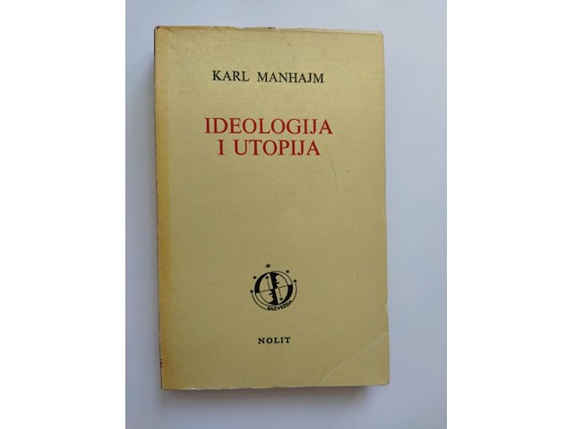 Ideologija i utopija, Karl Manhajm