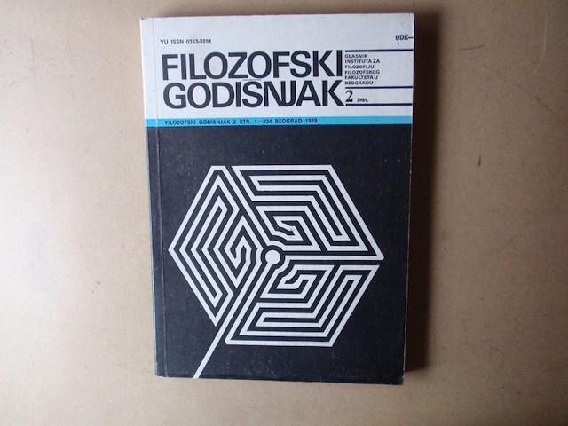 FILOZOFSKI GODIŠNJAK 2 / 1989