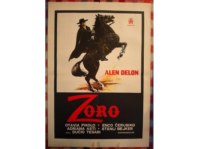 plakat ZORO (Alain Delon)