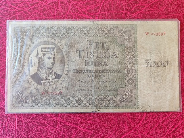 5000 KUNA 1943