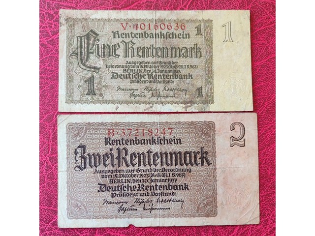 1 i 2 RENTENMARK 1937