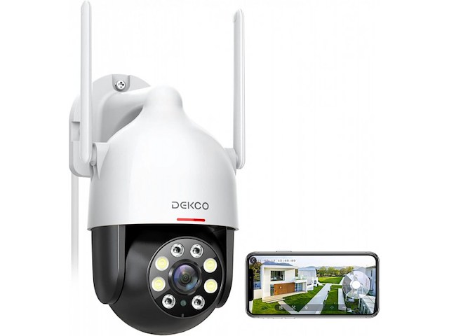 Wifi spoljna kamera kruzna 360 stepeni 3MP Dekco