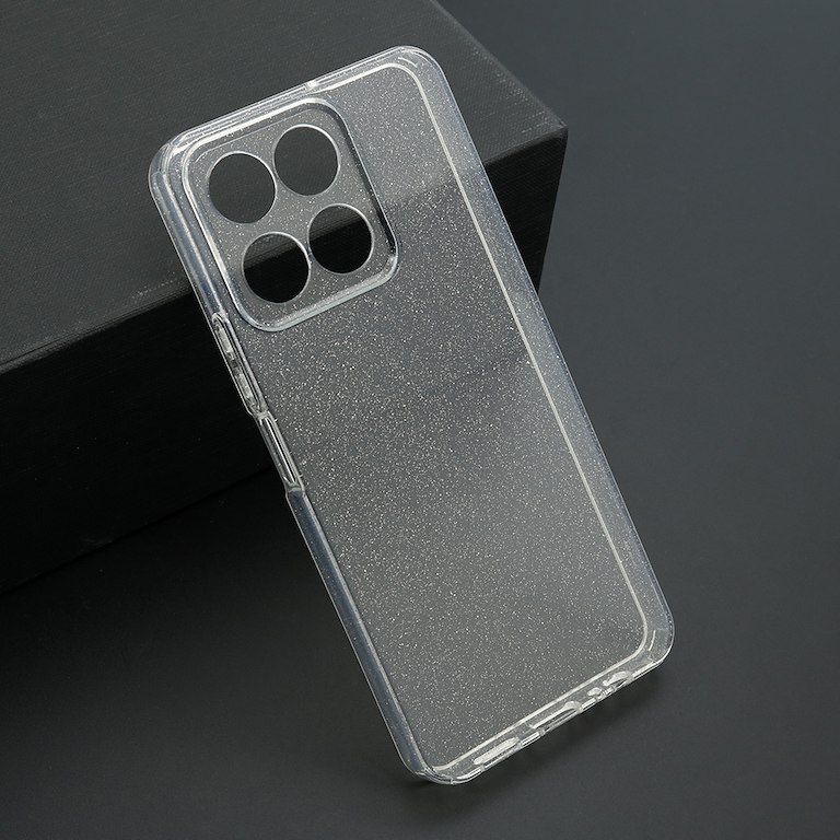 Huawei Honor X6a - Zastitna maska (futrola) SPARKLING providna (MS)