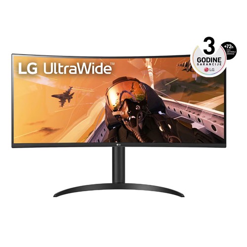 LG 34″ UltraWide 21:9 160Hz zakrivljeni monitor | 34WP75CP-B