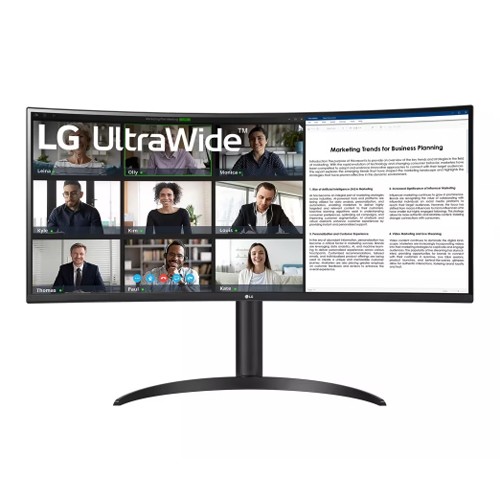 LG 34″ UltraWide 21:9 100Hz zakrivljeni monitor | 34WR55QC-B