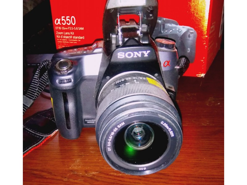 DSLR Fotoaparat Sony Alpha550