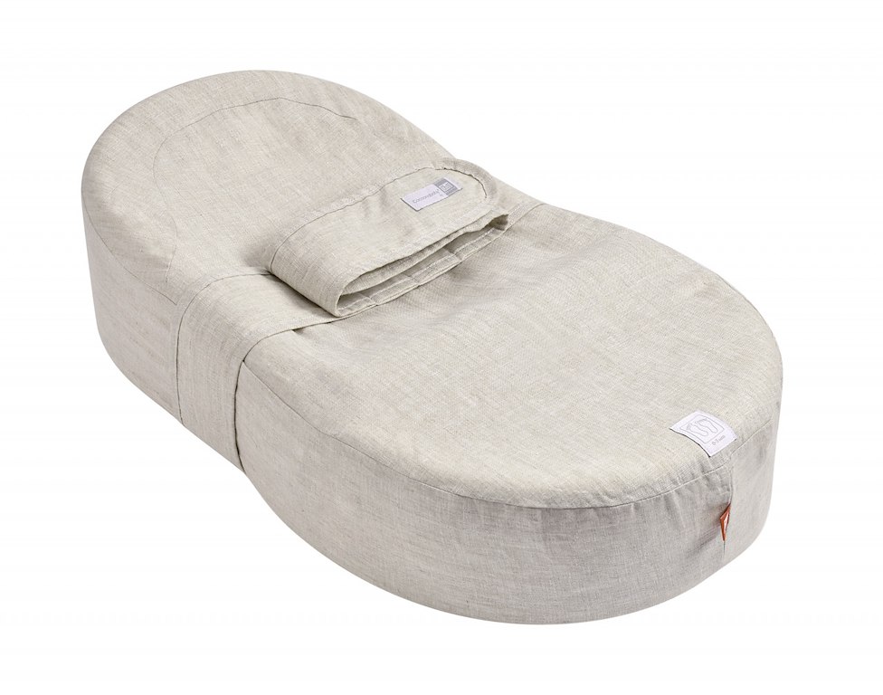 Cocoonababy ergonomski dušek za bebe, lin natural