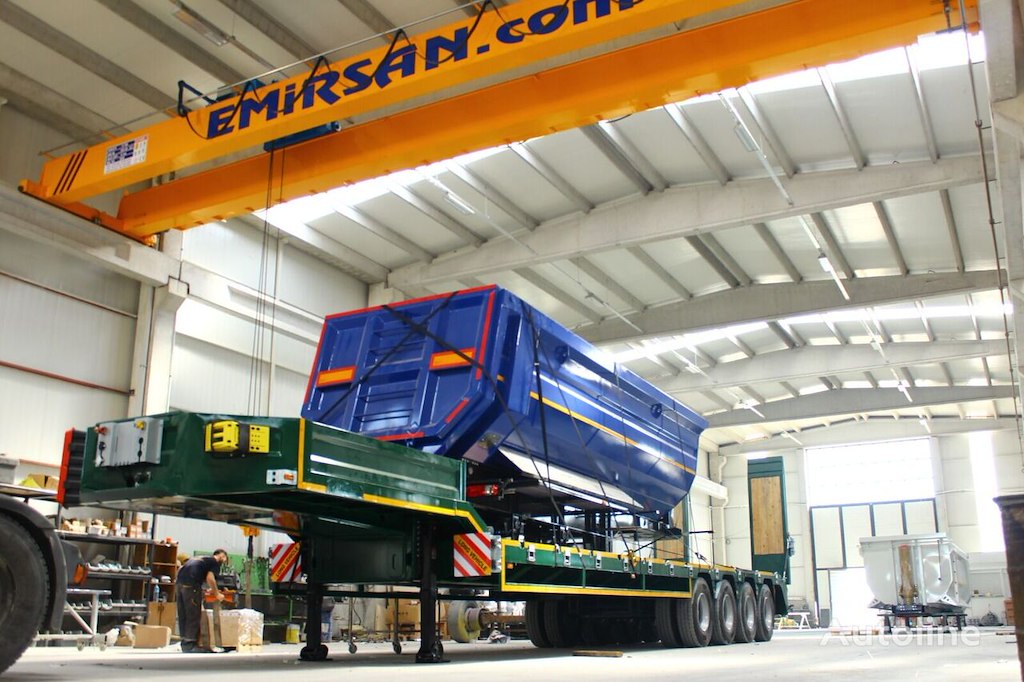 Nova Emirsan Immediate Delivery From Stock 4 AXLE - STEERING AXLE - 72 TONS poluprikolica sa niskom platformom