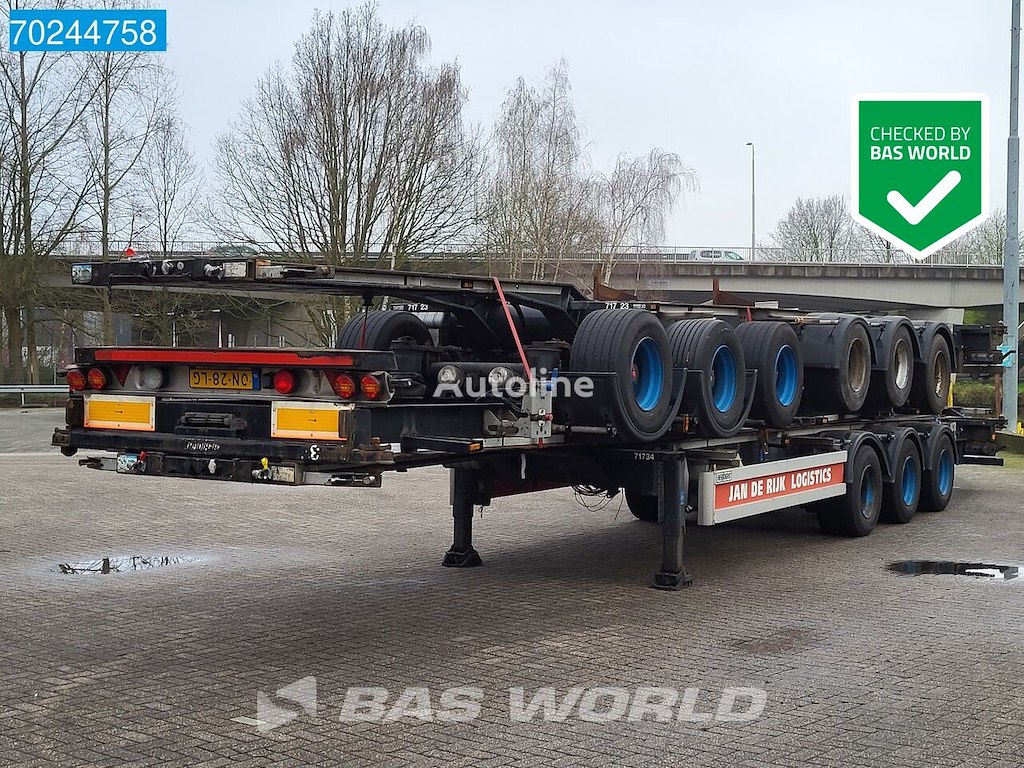 Hertoghs O3 45 Ft 3 axles 3 units 45 Ft more available poluprikolica za prevoz kontejnera