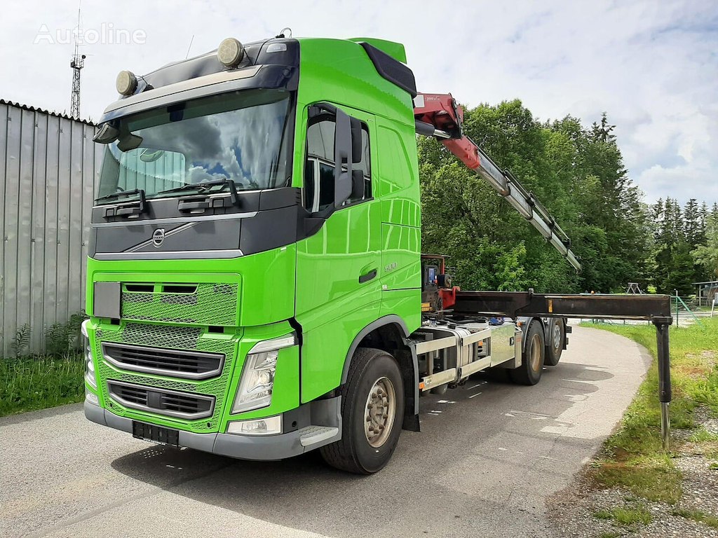 Volvo FH500 6X2 PALIFT + HMF 2120 K5 kamion rol kiper