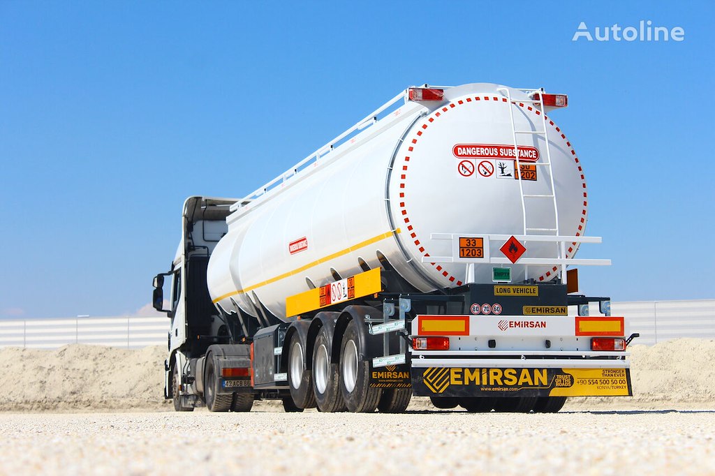 Nova Emirsan 2024 FUEL TANKER TRAILER cisterna za goriva i maziva