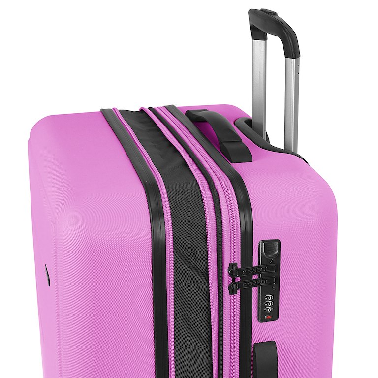 Kofer veliki PROŠIRIVI 53x77x31/35 cm ABS 109,1/123,2l-4,3 kg Future roze