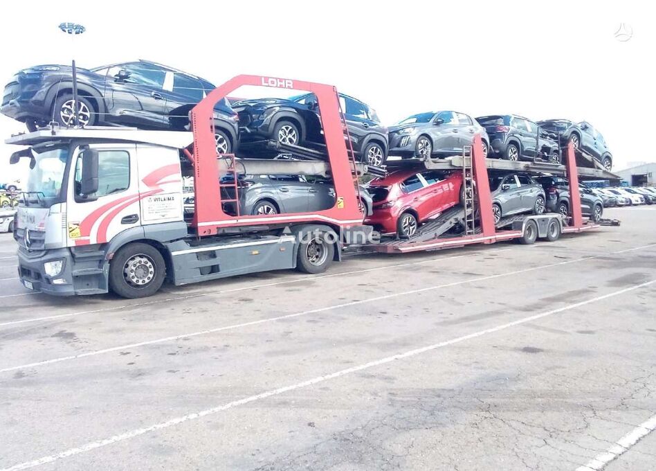 Mercedes-Benz Actros 1843 autotransporter + prikolica autotransportera