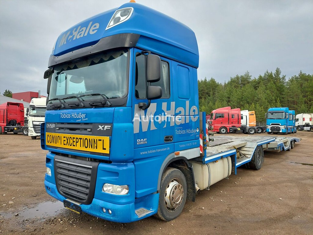 DAF XF 460 and trailer autotransporter