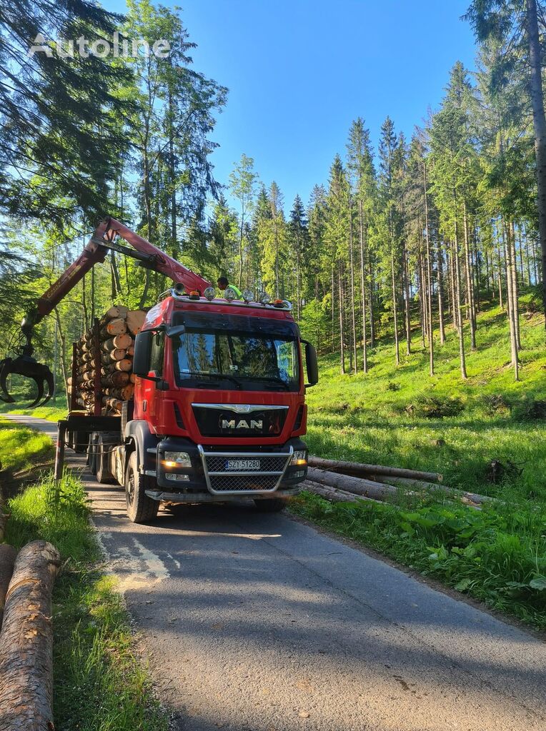 MAN TGS 26.480 kamion za prevoz drva