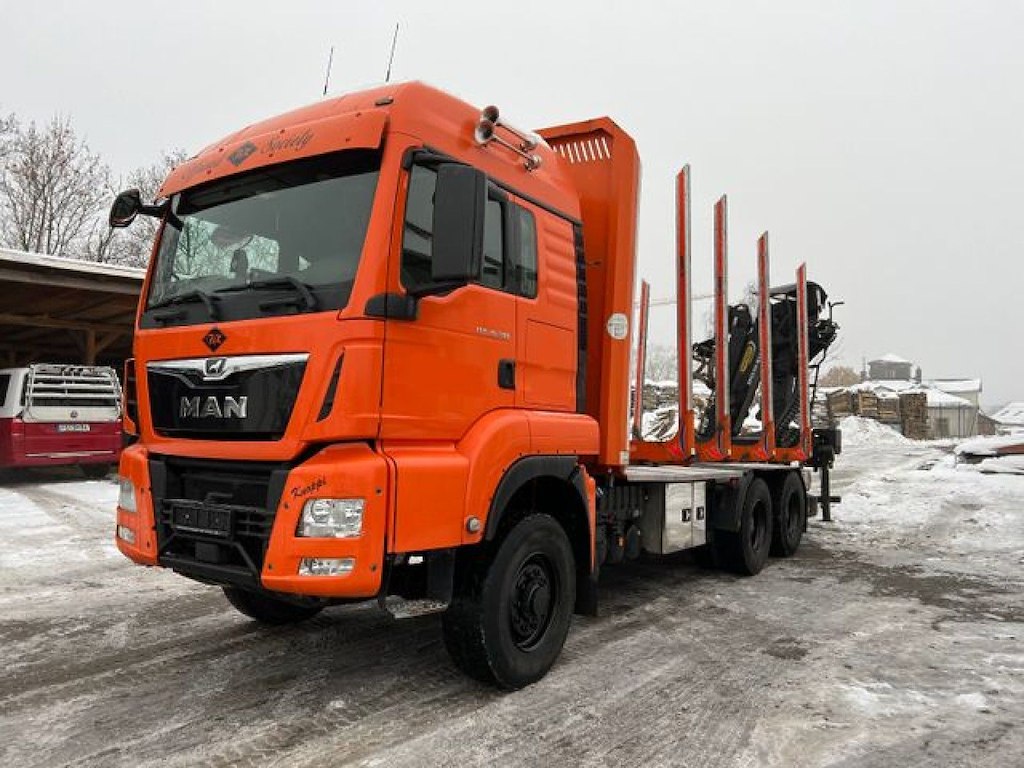 MAN TGS 26.500 6x6 Epsilon M12Z105 Timber transporter kamion za prevoz drva