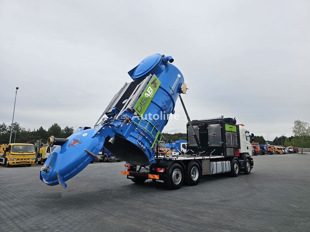 Scania Disab Centurion P210/8 Vacuum suction loader kombinovano vozilo za čišćenje kanalizacije