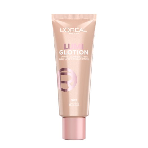 L'Oréal Paris Lumi Glotion Tečni puder za naglašavanje sjaja, 902 light glow​, 40 ml