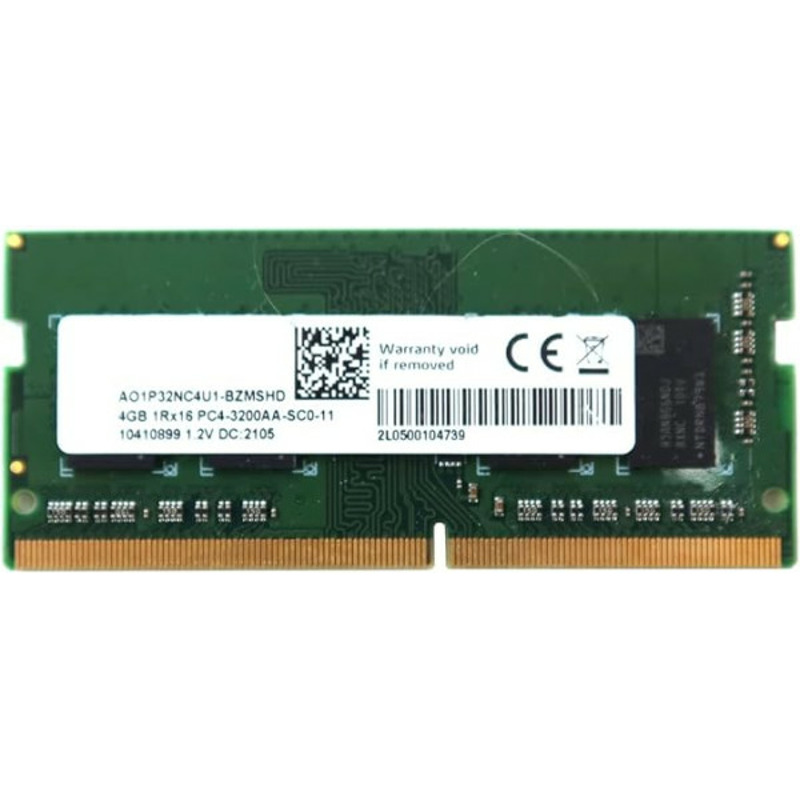 RAM SODIMM DDR4 4GB 3200MHz Adata AO1P32NC4U1-BZMSHD bulk