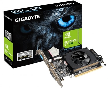 Gigabyte NVD GT 710 2GB DDR3 64bit GV-N710D3-2GL 2.0 (GV-N710D3-2GL 2.0)
