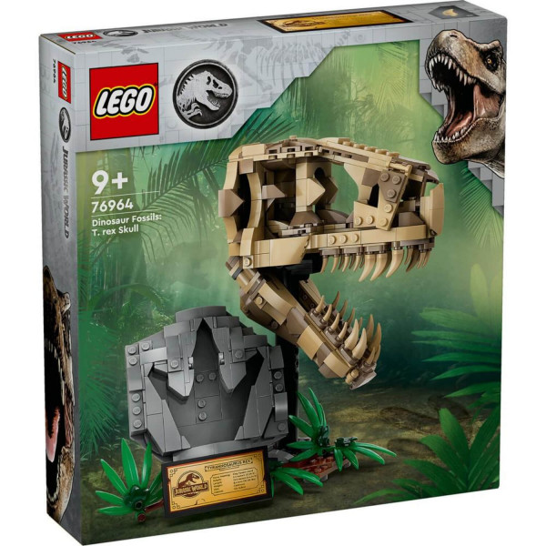 LEGO JURASSIC WORLD DINOSAUR FOSSILS T REX SKULL