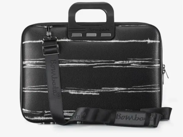 Torba BOMBATA Medio Black&White 13''Crna' ( 'E00844 4' )