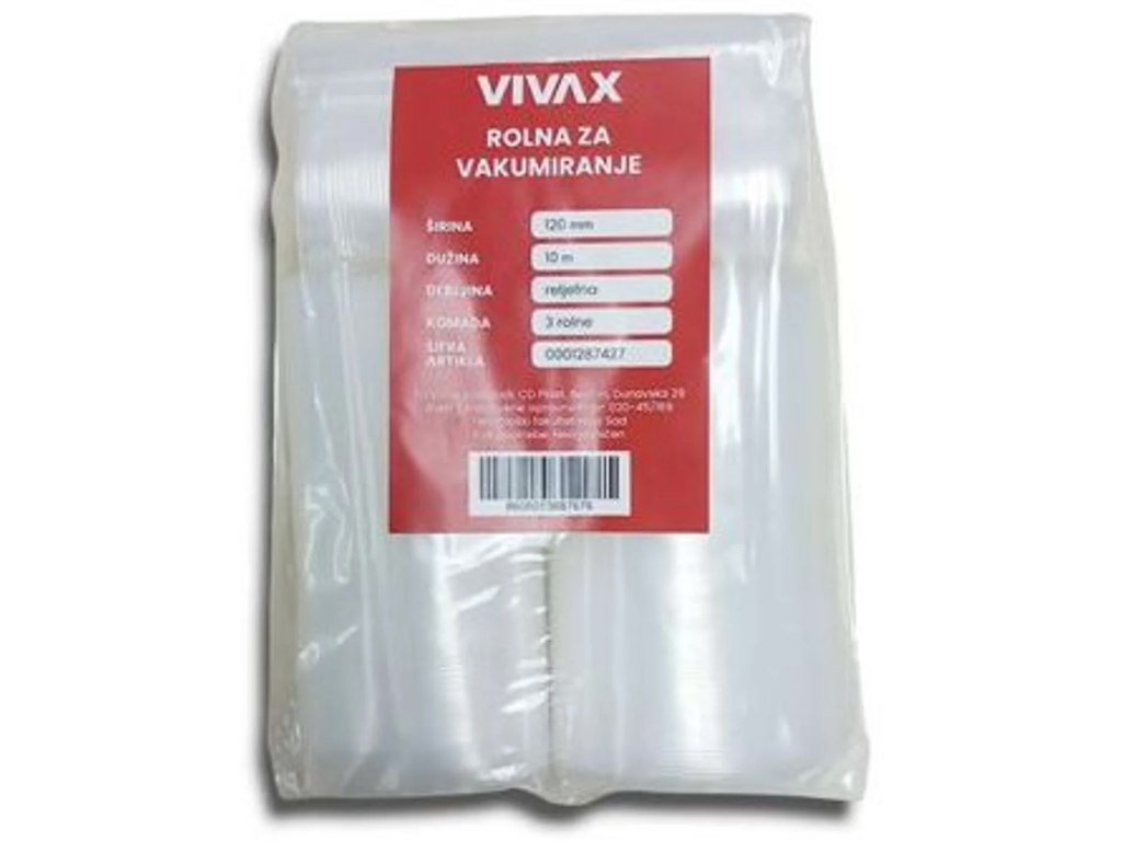 Vivax Rolna za vakuumiranje 120mm x 10m / 3 rolne