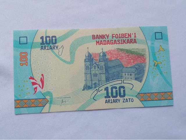 Madagaskar 100 ariary,2017 god.UNC