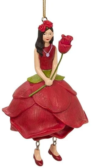 Rose Flower Girl Red