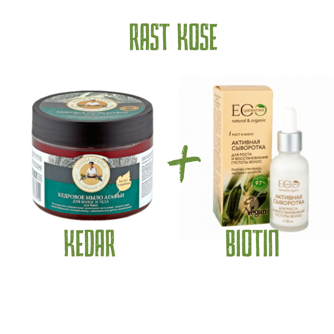 Set za rast kose “Kedar + Biotin”