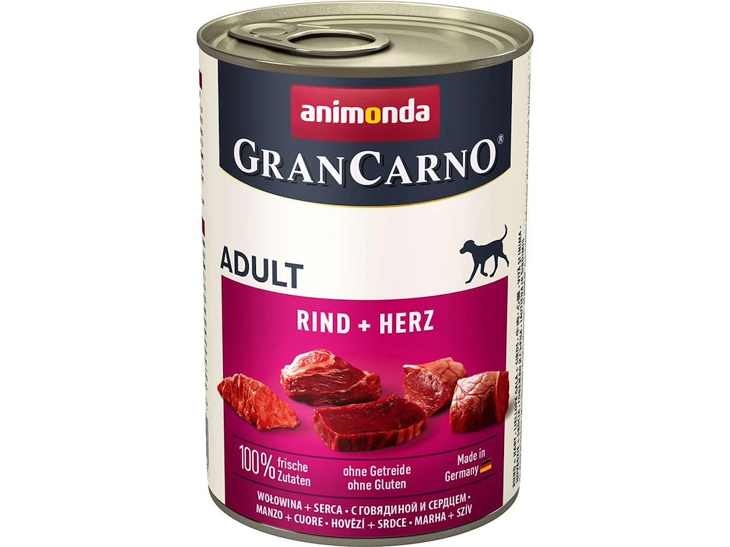 Animonda Hrana za pse Gran Carno Adult Govedina i srca 400gr