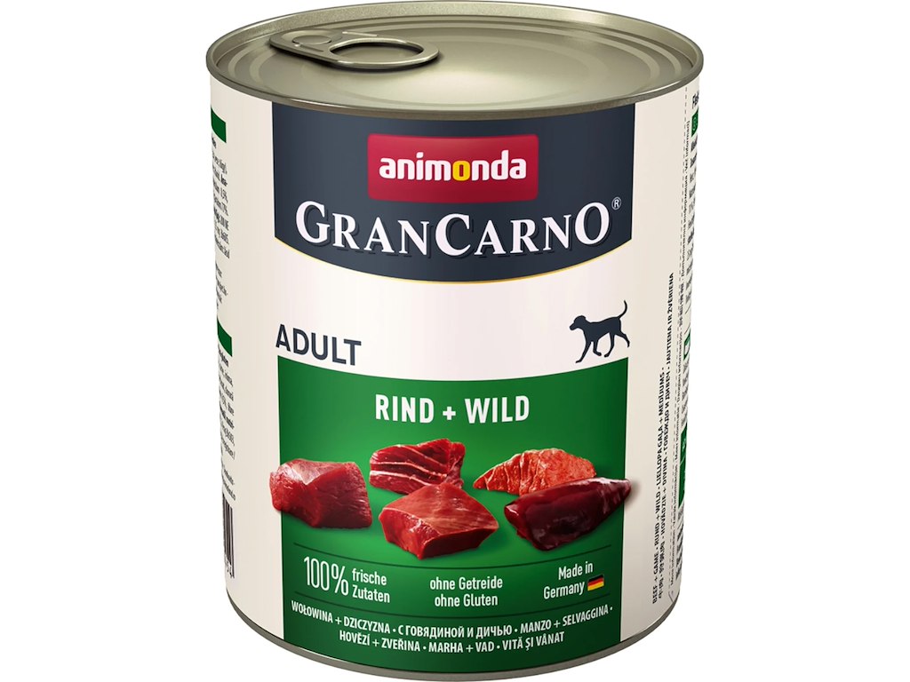 Animonda Hrana za pse Gran Carno Adult Govedina i divljač 800gr